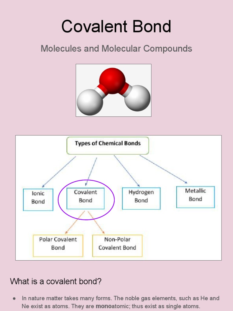Covalent Bond | PDF | Chemical Polarity | Chemical Bond