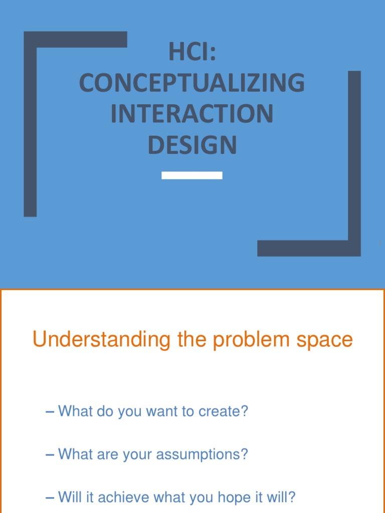 Chapter 2 Conceptualized Interaction | PDF | Graphical User Interfaces ...