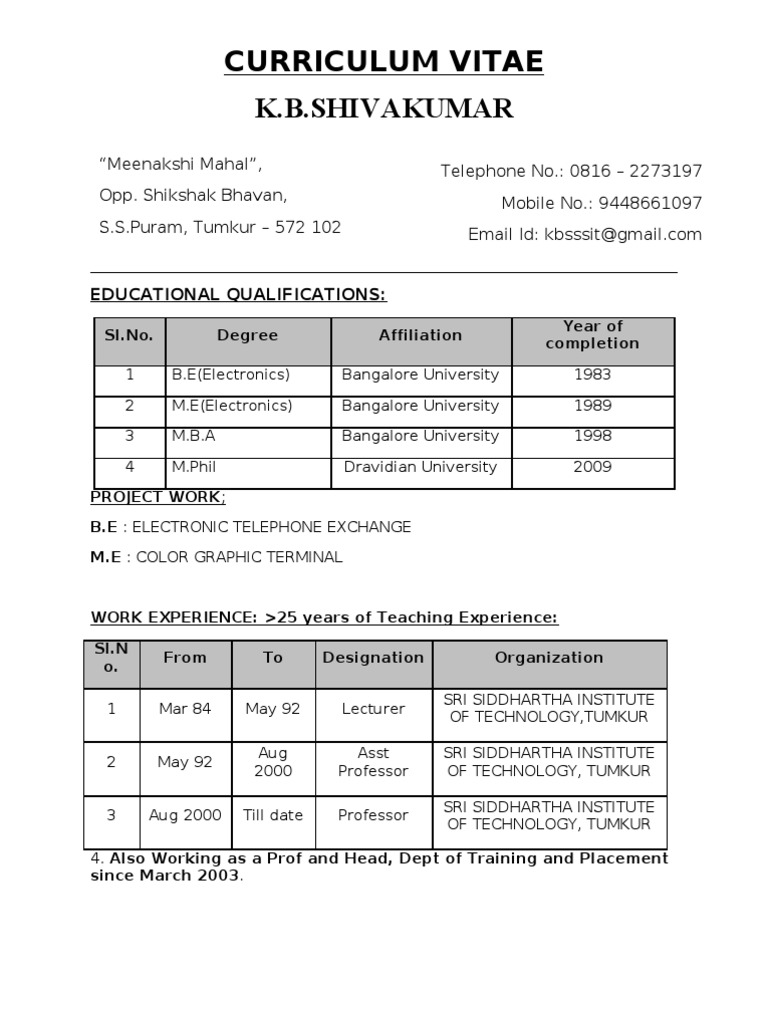 KBS Biodata | PDF | Science And Technology | Electrical Engineering