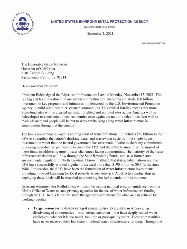 EPA's Bipartisan Infrastructure Law Impact | PDF | United States ...