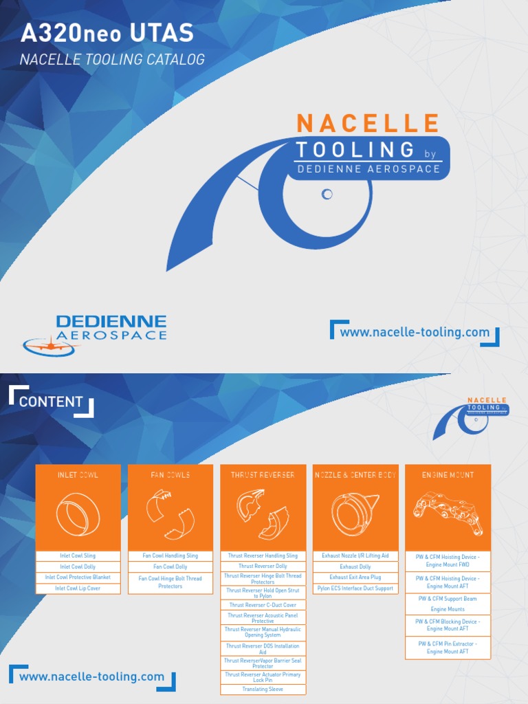 Catalogue Nacelle Tooling A320neo | Download Free PDF | Thrust | Aircraft