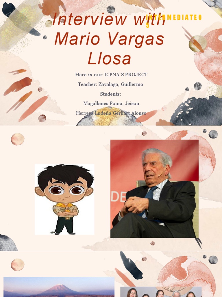 Interview With Mario Vargas Llosa: Intermediate0 5 | PDF