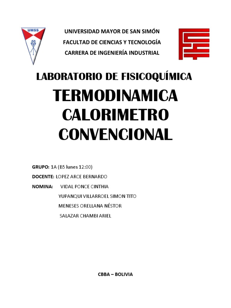 Informe Tema4 (Mas Tarea Complementaria) | PDF | Calor | Calor latente