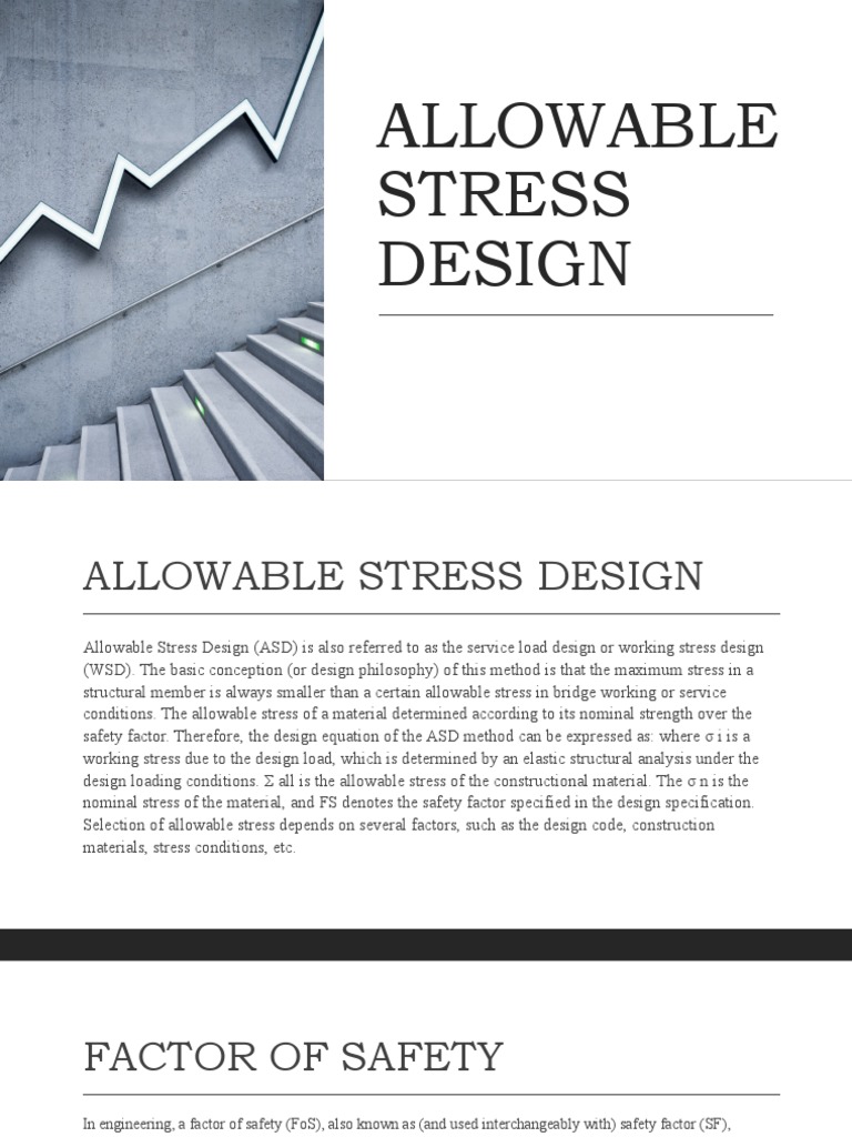Allowable Stress Design | PDF | Stress (Mechanics) | Classical Mechanics
