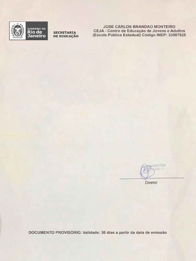 Declaração Segundo Grau | PDF