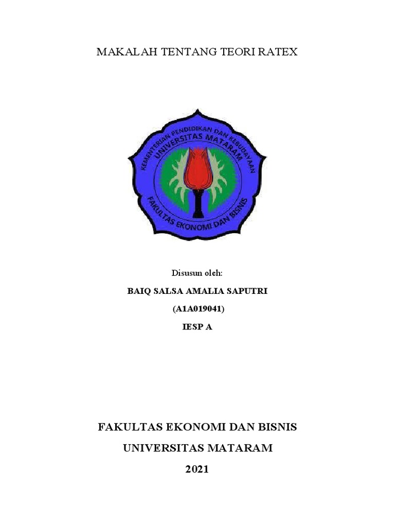 Teori RATEX dan Pemikirannya | PDF | Sains & Matematika