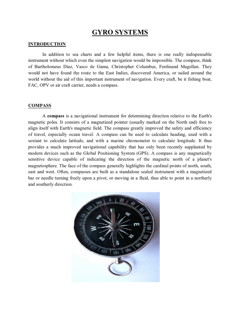 Gyro Theory | Gyroscope | Compass