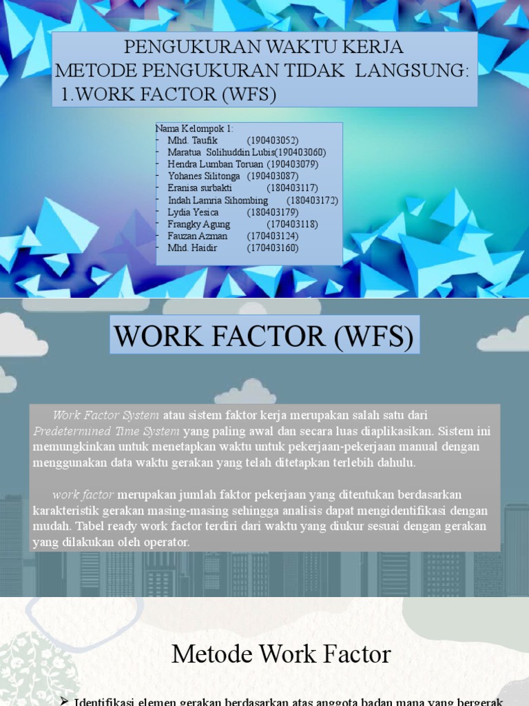Work Factor | PDF