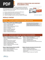 CPIM Part 01 | PDF