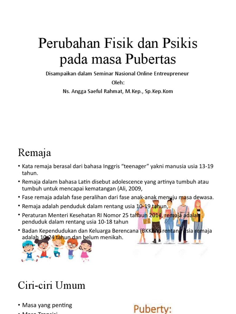 Perubahan Fisik Dan Psikis Pada Masa Pubertas | PDF | Pengembangan Diri | Gaya Hidup