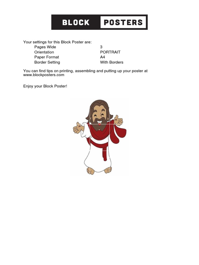 Block Poster Settings Guide | PDF