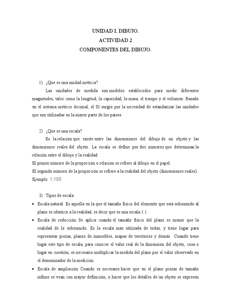 Actividad 2 - Componentes Del Dibujo | PDF | Dibujo | Lápiz