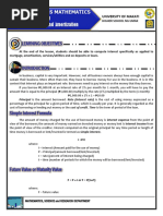 Handout Mathematics of Investment PDF | PDF | Discounting | Compound ...