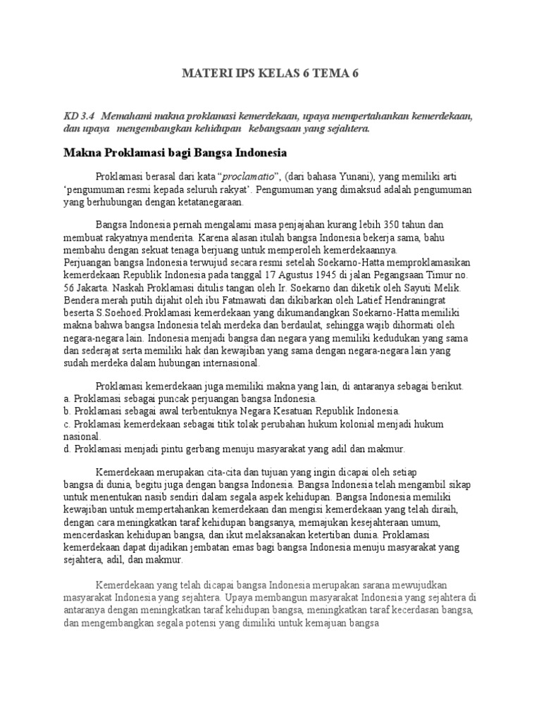 Ips Tema 6 (KD3.4) | PDF