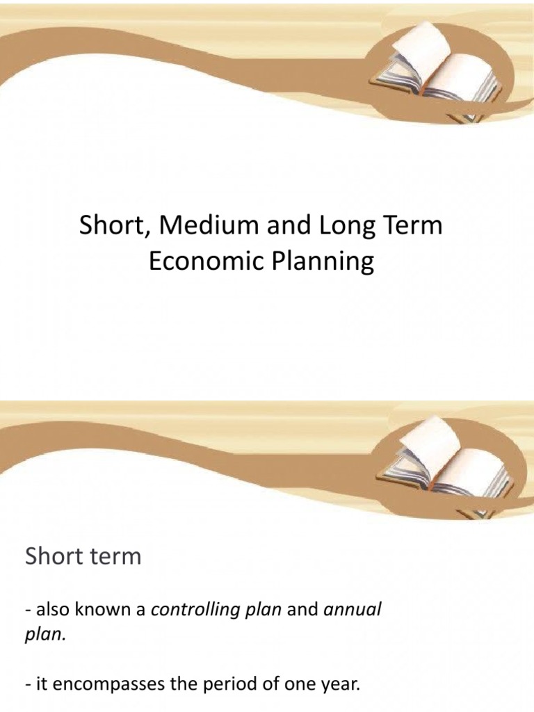 Short, Medium and Long-Term Planning | PDF
