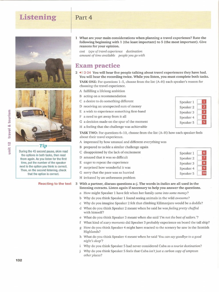 Cambridge Proficiency Masterclass - Student's Book - U12.listening 2.24 ...
