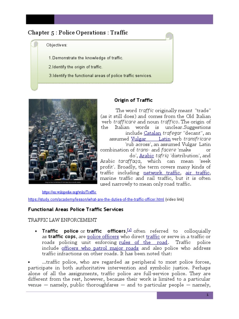Chapter 5 - Traffic | PDF | Traffic | Traffic Congestion