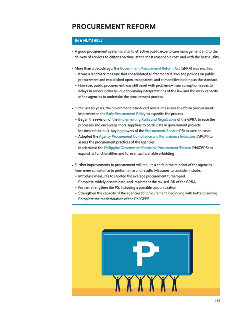 Procurement Reform: in A Nutshell | PDF | Procurement | Audit