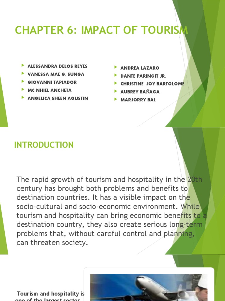 Chapter 6 Impacts of Tourism | PDF | Tourism | Sustainability
