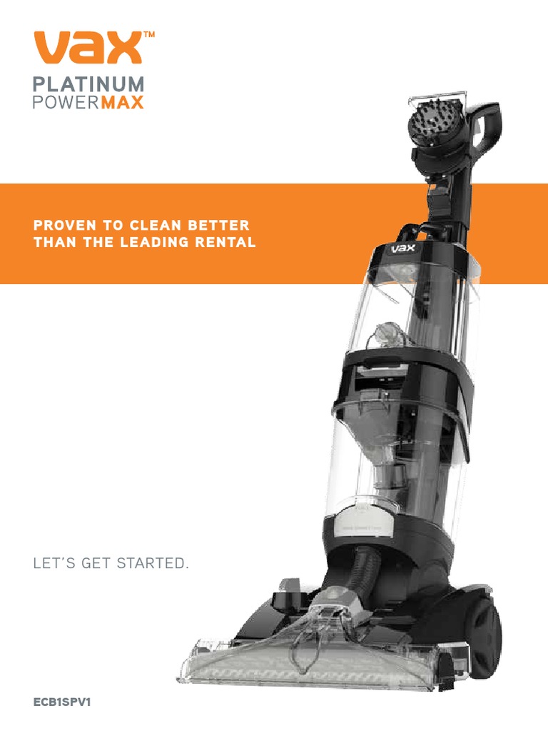 Vax User-Guide | PDF | Washing Machine | Carpet