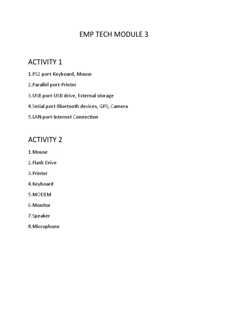 Emp Tech Module 3 | PDF | Technology & Engineering