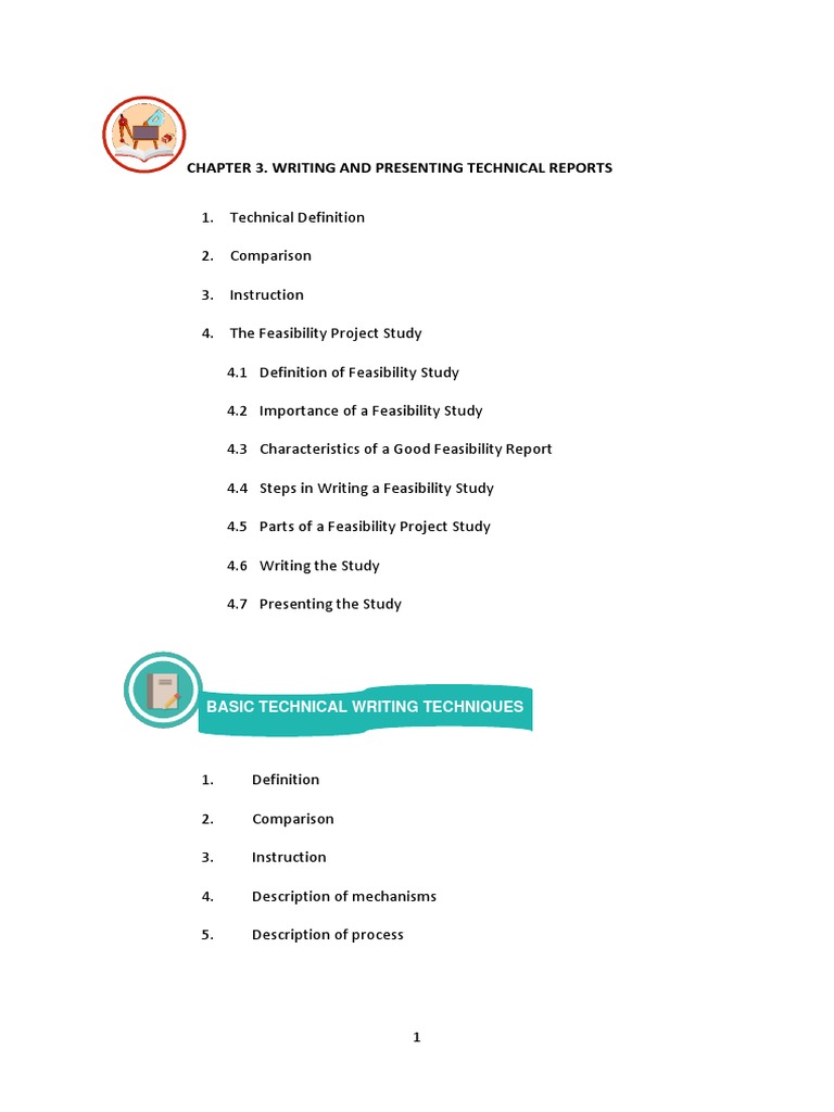 Basic Techniques of Technical Writing Chapter 3 | PDF | Bit ...
