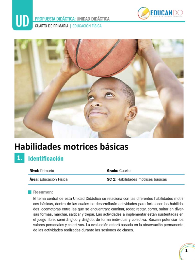 Habilidades Motrices Basicas 4 | PDF | Ritmo
