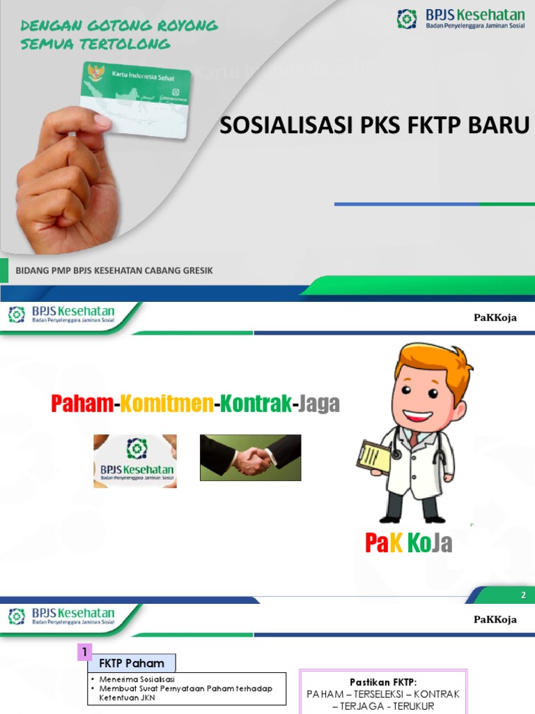 Sosialisasi PKS FKTP Baru | PDF