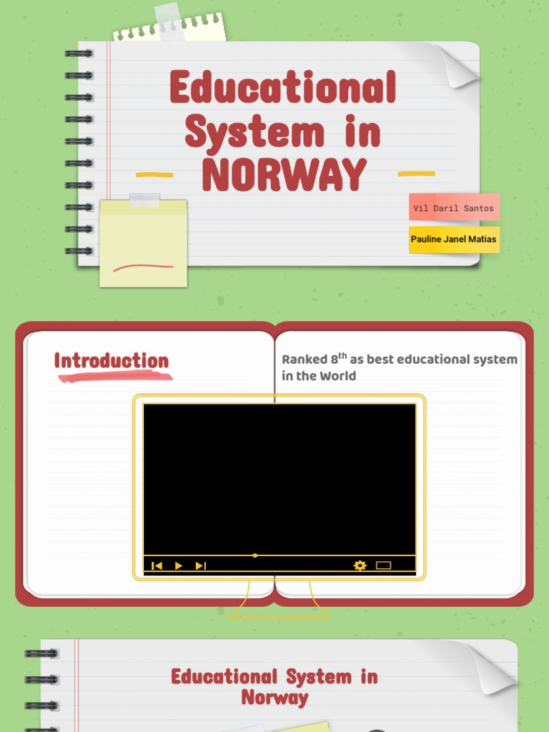 Norway PPT Final | PDF | Educational Stages