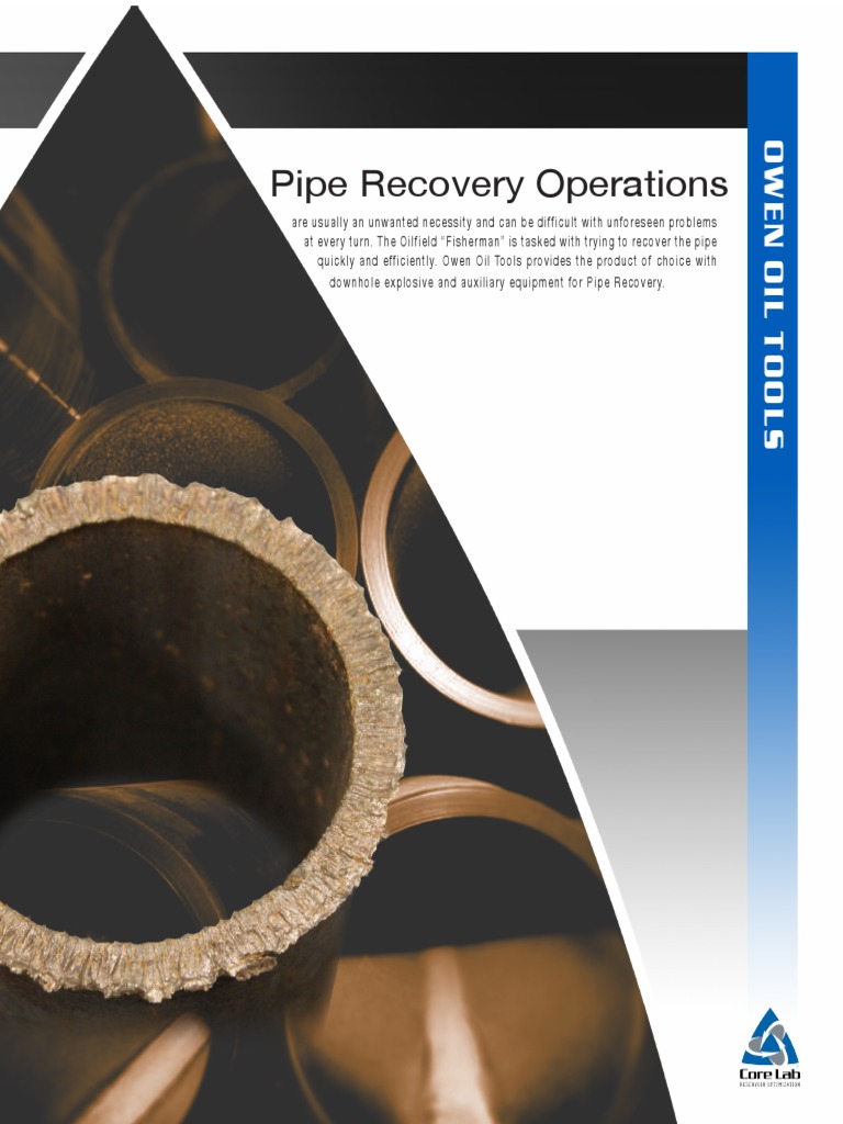 Pipe Recovery Operations | PDF | Casing (Borehole) | Pipe (Fluid ...