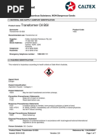 Shell Turbo Oil T 68 MSDS | PDF | Safety | Occupational Safety And Health