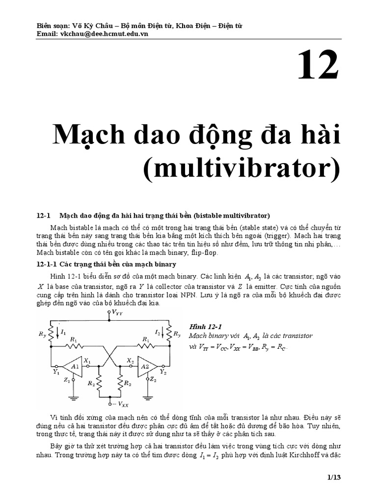 Chapter 12 - Multivibrators | PDF