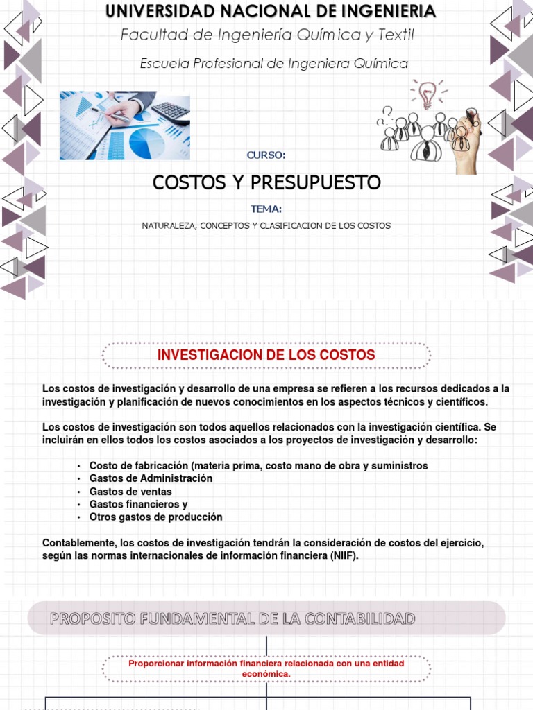 1 Cap NATURALEZA, CONCEPTOS Y CLASIFICACION COSTOS | PDF | Contabilidad | Costo