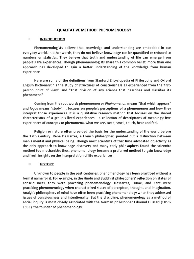 Qualitative Research Method | PDF | Philosophy | Science & Mathematics