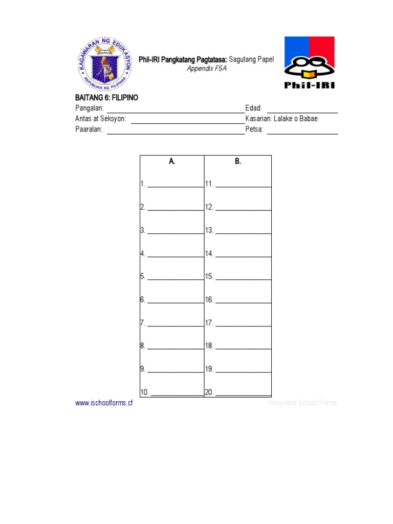 phil-iri-answer-sheet-grade-6-english-and-filipino-pdf