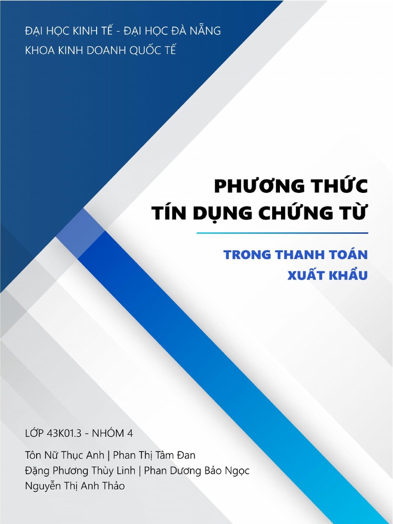 (Thanh Toán) Quy Trình Tín D NG CH NG T | PDF