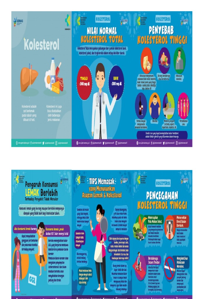 Leaflet Kolesterol | PDF