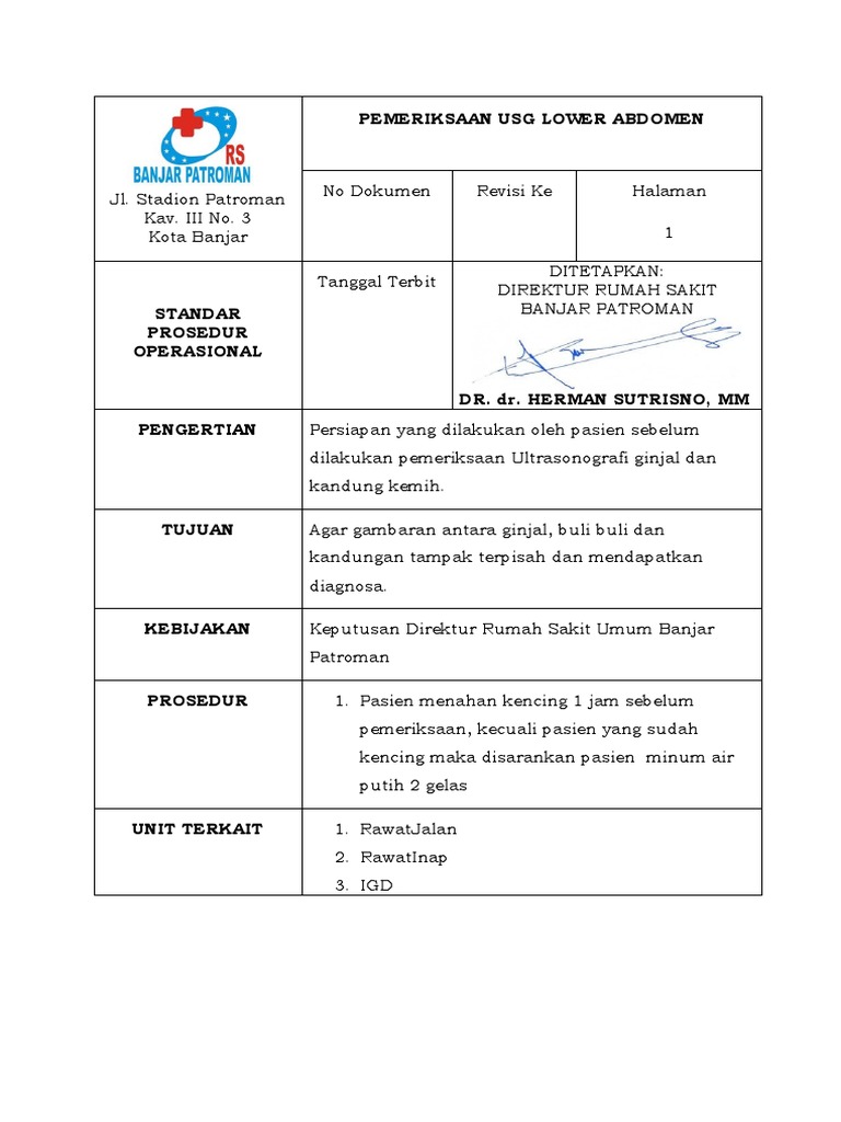 SPO USG Lower Abd | PDF