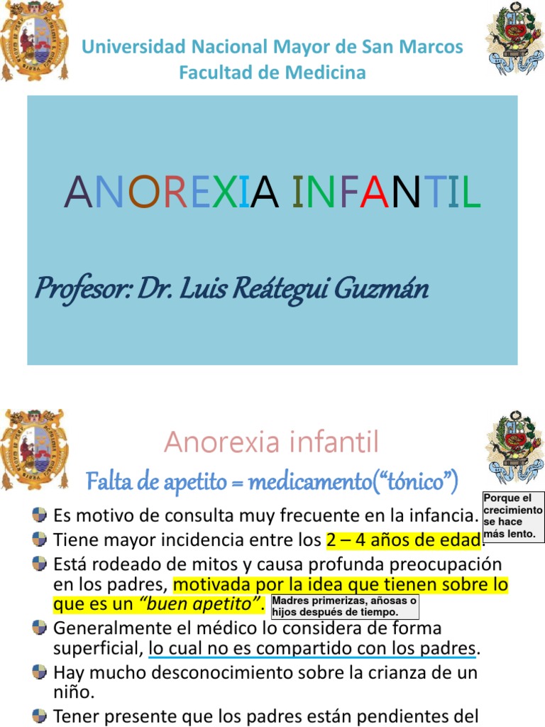 Anorexia Fisiológica Infantil: Causas y Tratamiento | PDF | Anorexia ...