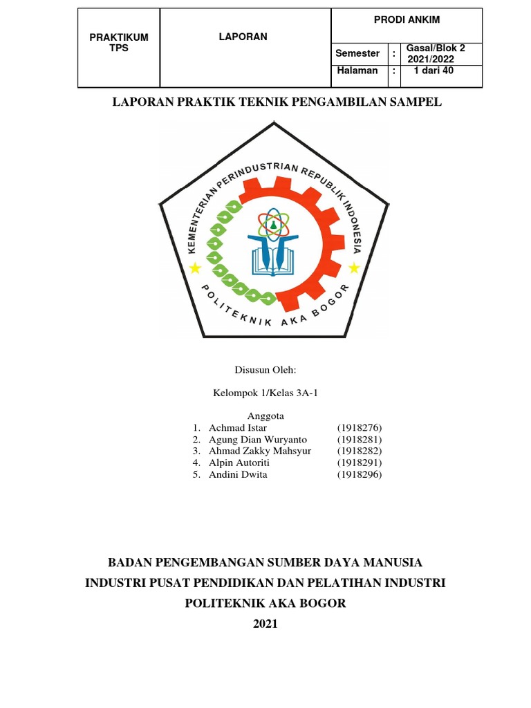 Kel 1 - 3A1 - LAP TPS | PDF