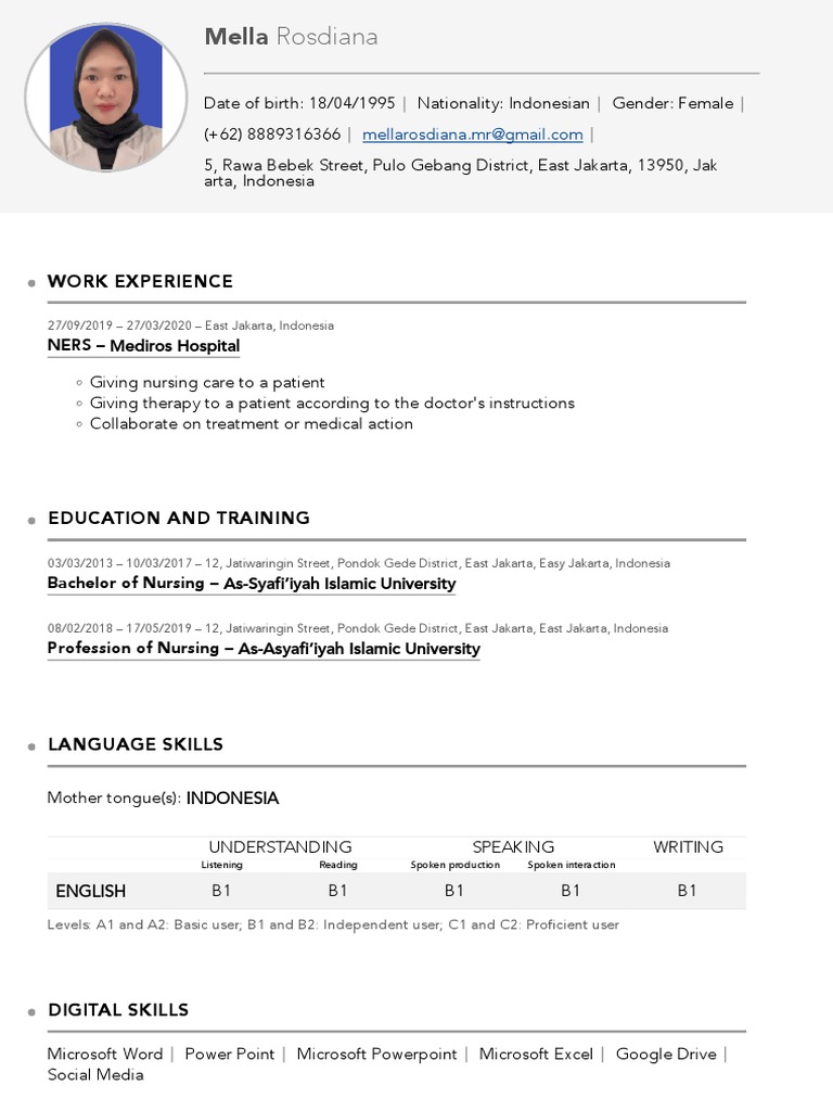 Mella: Work Experience | PDF | Wellness