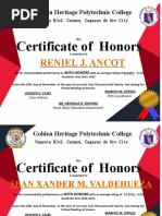 Certificate of Grades Template | PDF