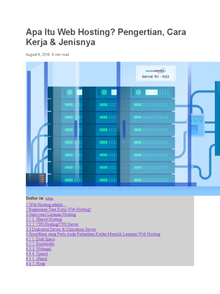 Apa Itu Web Hosting | PDF | Komputer