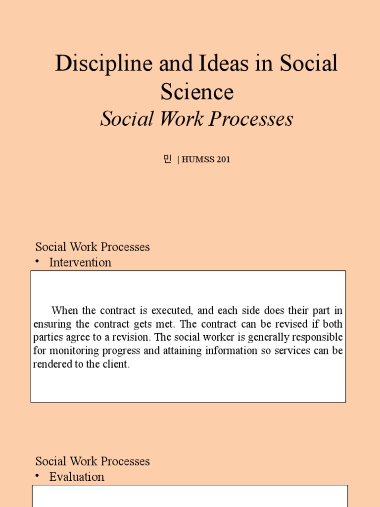 DIASS REPORT Social Work Process | PDF