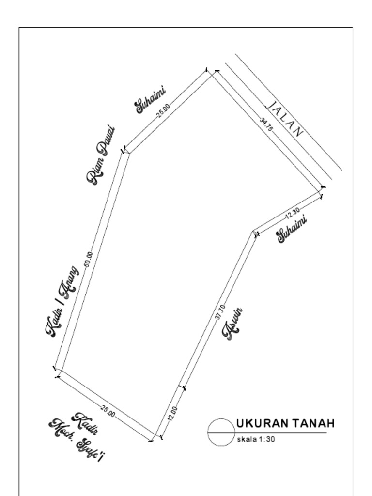 Drawing Tanah-Model | PDF