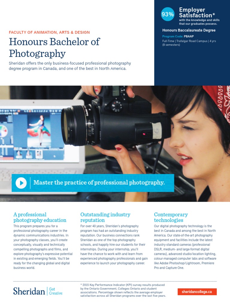Bachelor of Photography - en | PDF | University And College Admission ...
