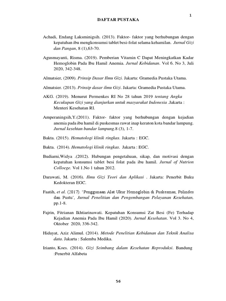 DAFTAR PUSTAKA (SUMARNI) - Dikonversi | PDF