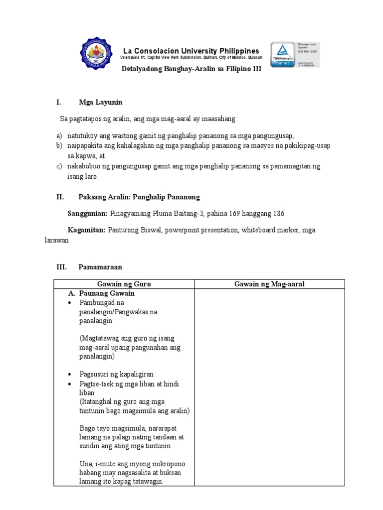 Lesson Plan Demo Teaching Format | PDF