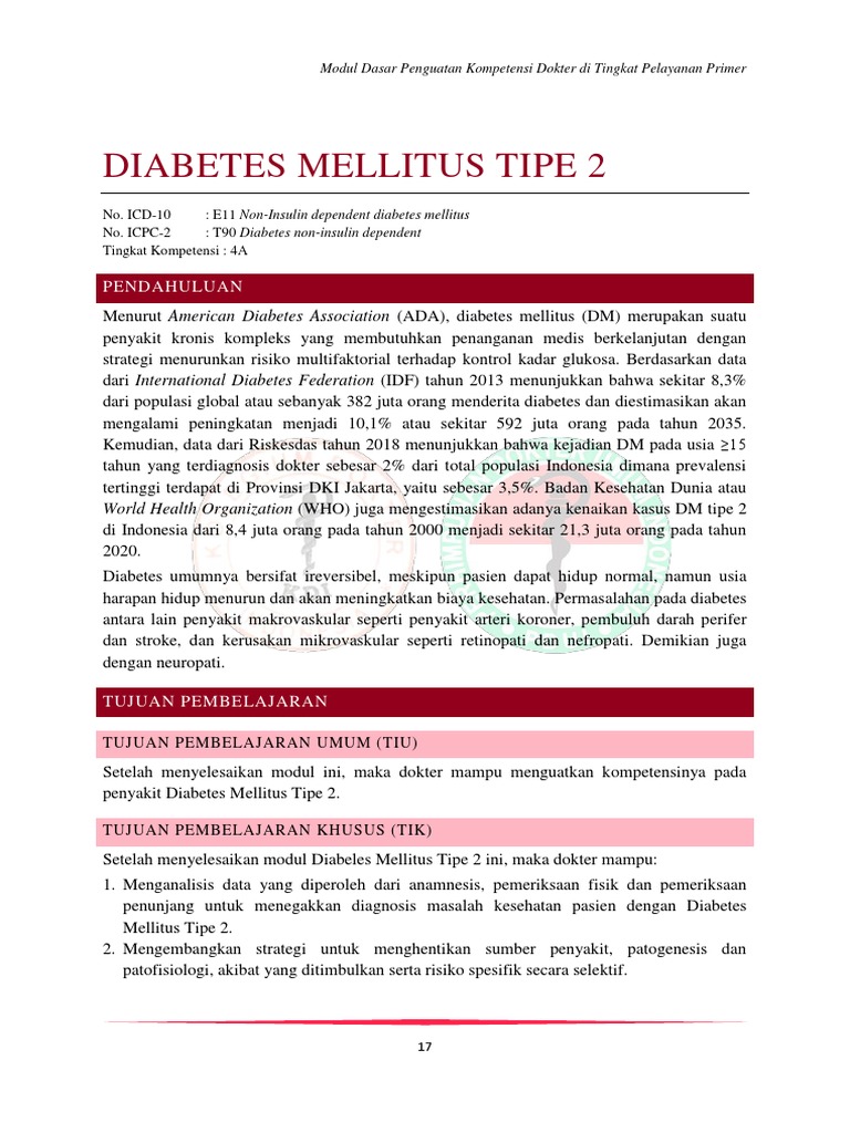 Diabetes Mellitus Tipe 2 | PDF