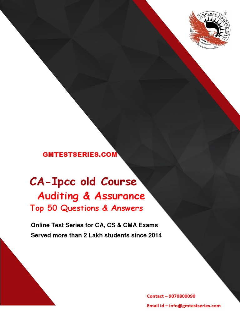 50 Q Auditing | PDF | Financial Audit | Audit